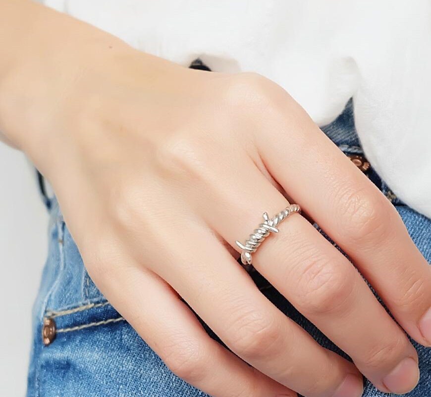 wire ring wire wrapped ring wire jewelry wire rings by Lessaremore