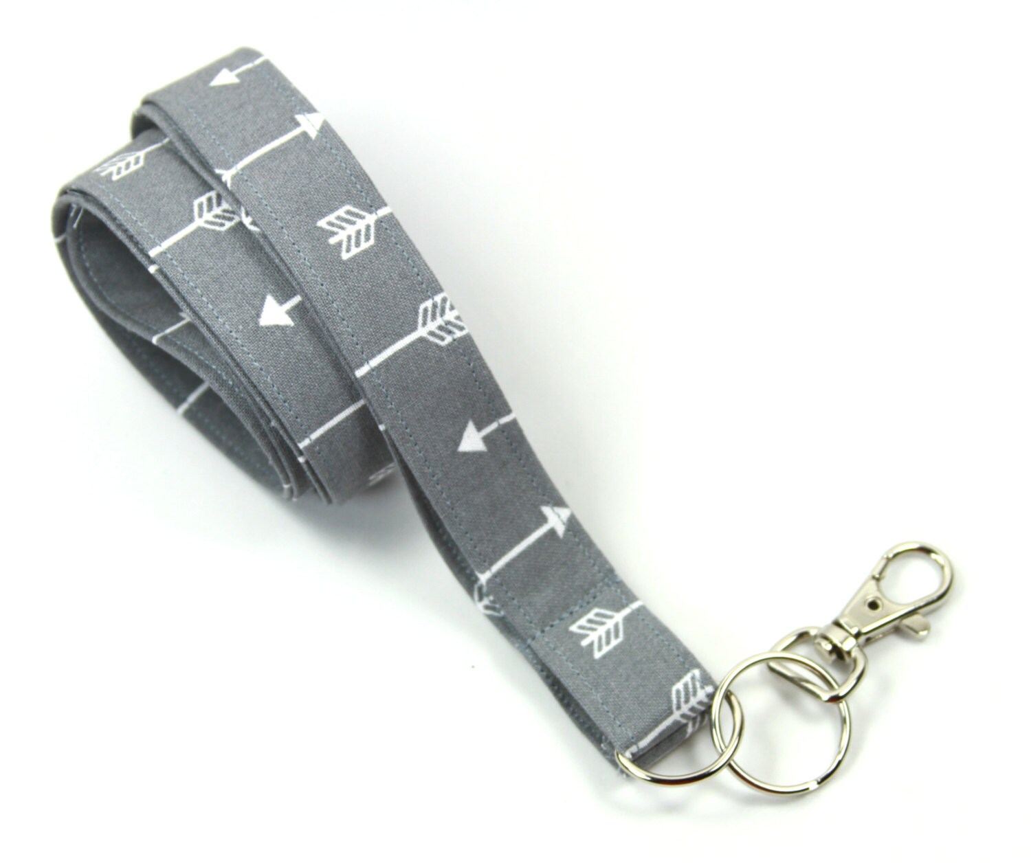 ARROW Fabric Lanyard Gray Arrow Lanyard Gray Badge Holder