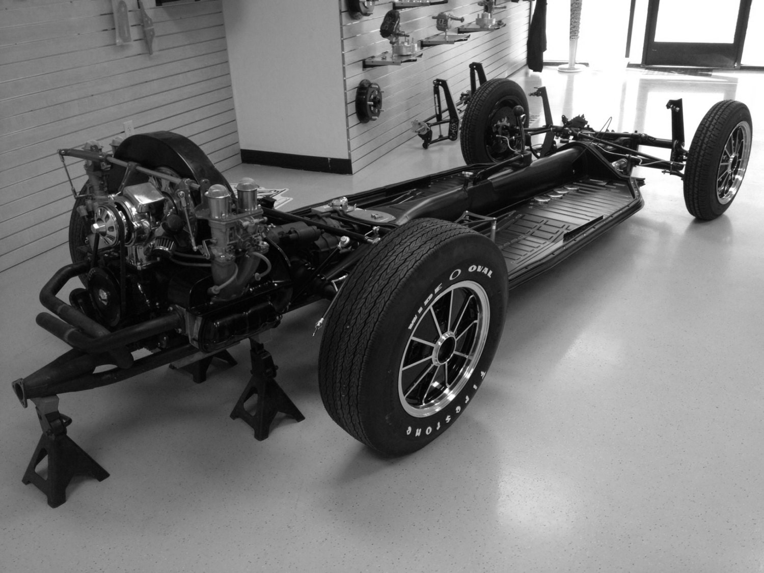 Black and White Photograph Custom Volkswagen Chassis VW