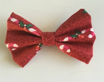 Candy cane bow | Etsy