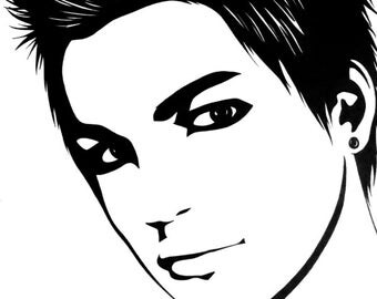 Singer stencil | Etsy