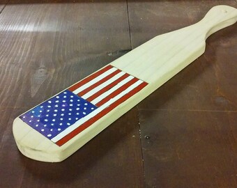 American flag paddle | Etsy
