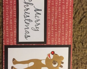 Reindeer Christmas Sign