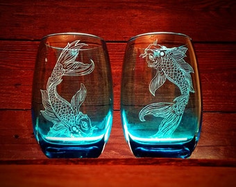 Japanese glassware | Etsy