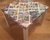 Unique decoupage table related items | Etsy