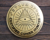 Unique hunt buttons related items | Etsy