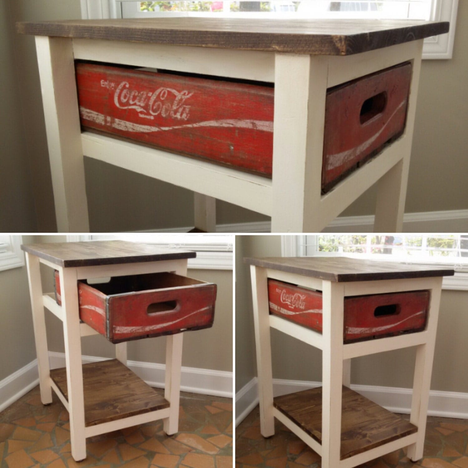 Coca-Cola Table Coke Table Coca-Cola End by TwistedPineDesign