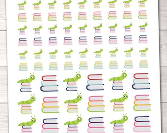 Unique library sticker related items | Etsy