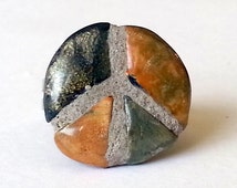 Unique mosaic peace sign related items | Etsy