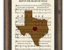 Unique texas map related items | Etsy
