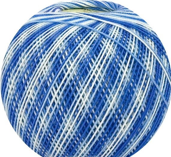 YarnArt Lily Melange variegated crochet thread size 10 by pegas246