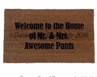 Funny & rude doormats Art you can wipe your by DamnGoodDoormats