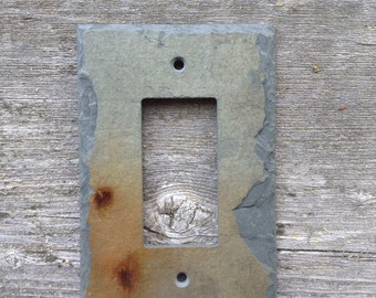 Vermont Slate Art Switch Plates by VermontSlateArt on Etsy
