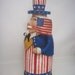 Uncle Sam Paper Mache Folk Art Primitive by papiermoonprimitives