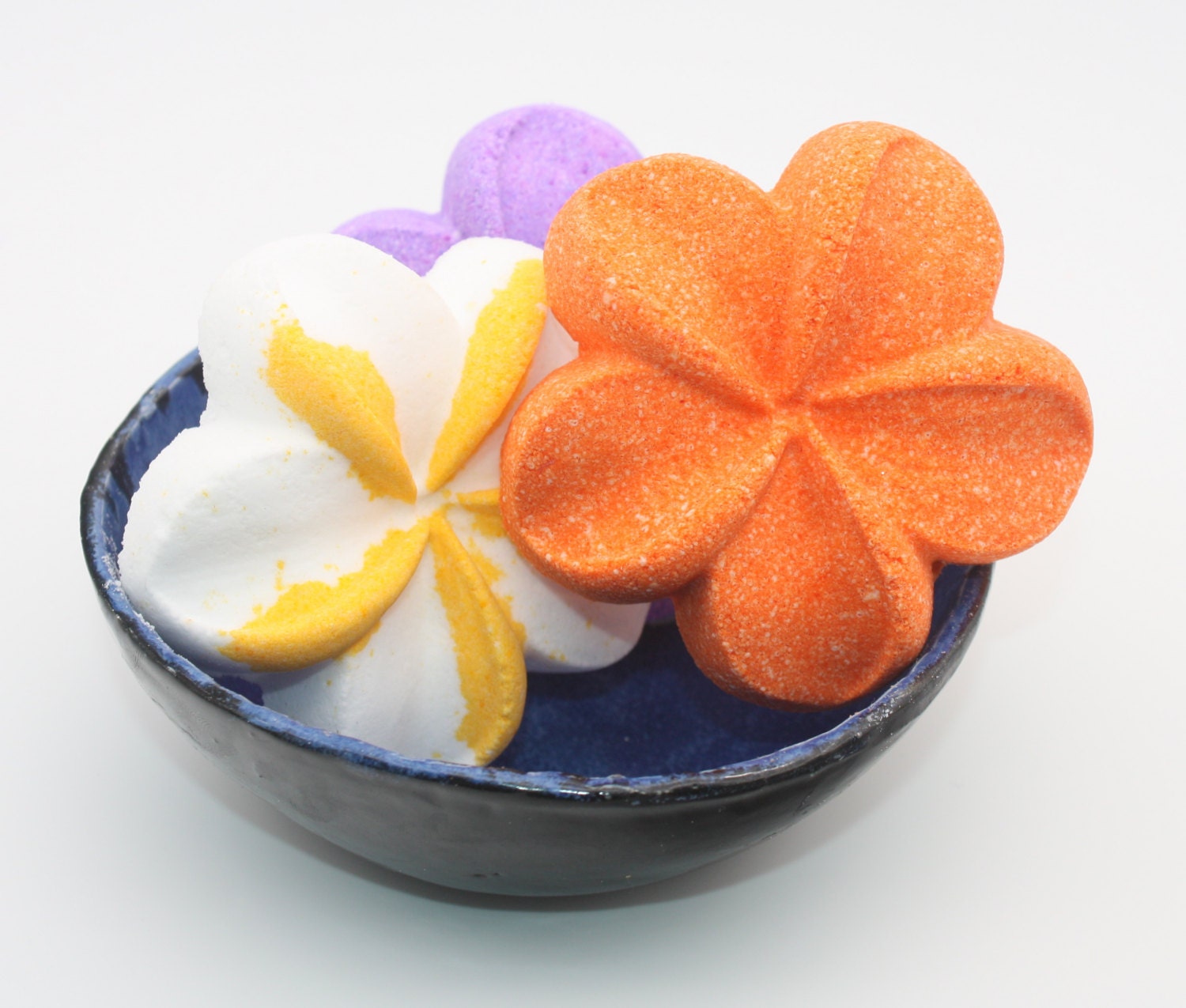 Plumeria/Frangipani Flower Bath Bomb bath bombs bath fizzy