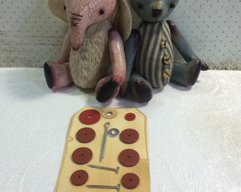 COMPLETE KIT for Tatty Ted Pattern INCLUDED. by LuvlyBears