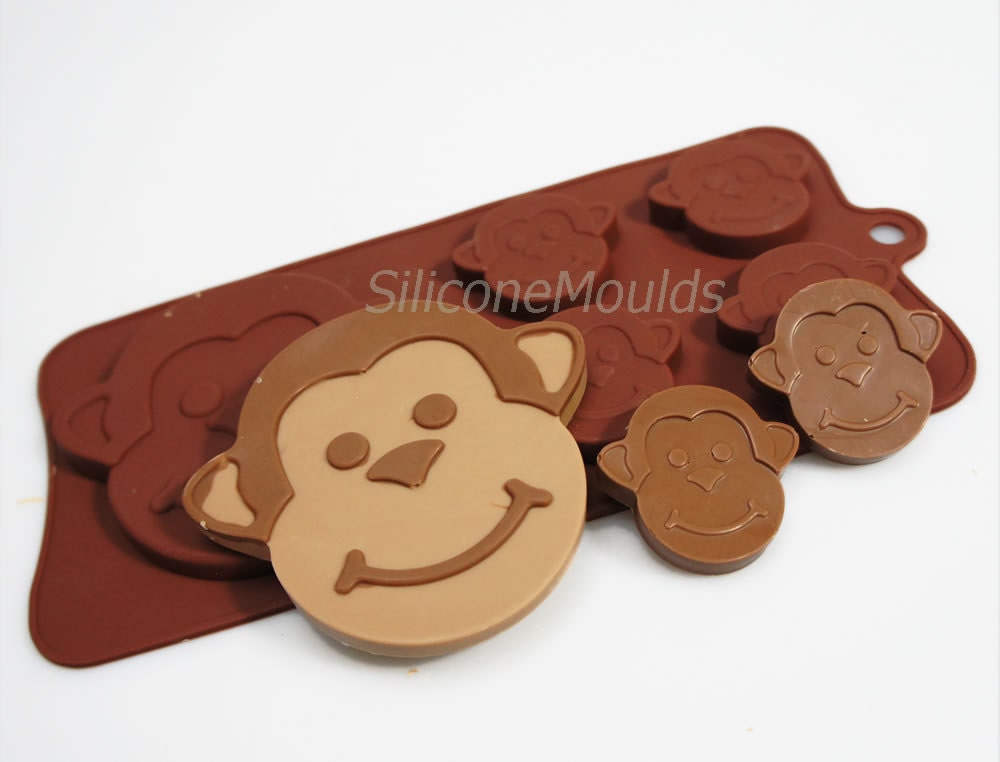 41 Monkeys Zoo Animals Chocolate Silicone Mould Candy Cake