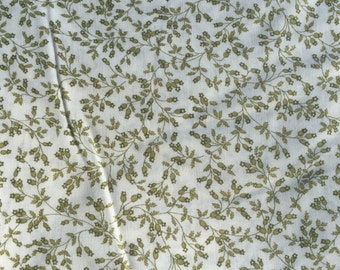 Blue calico fabric | Etsy