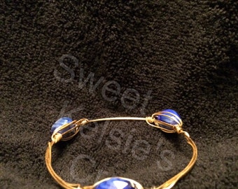 Stone bangles | Etsy