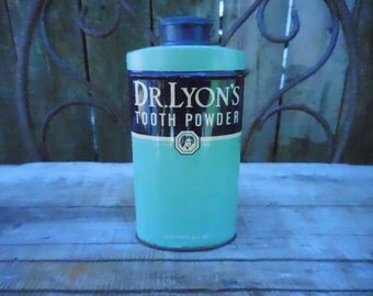 Items similar to vintage 1940s/1950s Pycopay tooth powder with ...