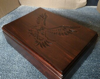 Computer monitor stand with drawer for extra by CustomWoodConcepts