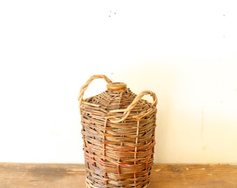 Wicker demijohn | Etsy