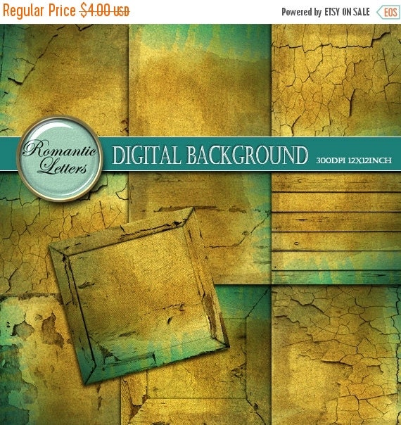 SALE Digital Scrapbook background paper pack by RomanticLetters