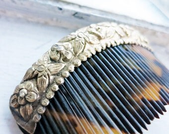 Peineta de flores | Etsy