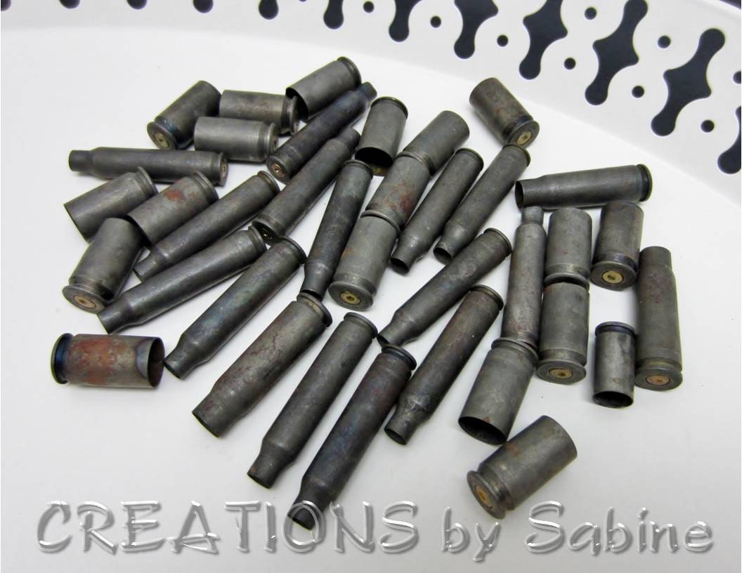 Mixed Lot of Steel Aluminum Rifle Bullet Shell Casings