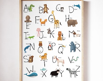 Italian alphabet | Etsy