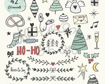 Christmas doodle | Etsy