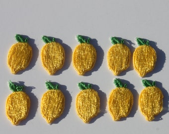 Lemon applique | Etsy