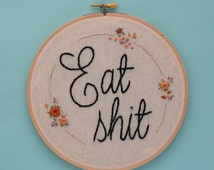 Unique swear embroidery related items | Etsy