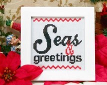 Unique beach needlepoint related items | Etsy