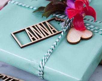 Unique name tags | Etsy