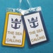 Royal Caribbean Cruise The Sea is Calling Luggage Tags