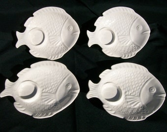 Pottery fish plate | Etsy