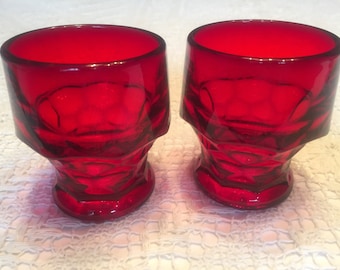 Viking glass ruby | Etsy