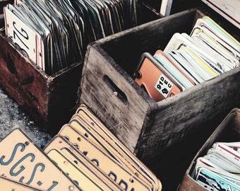 Unique crate art related items | Etsy