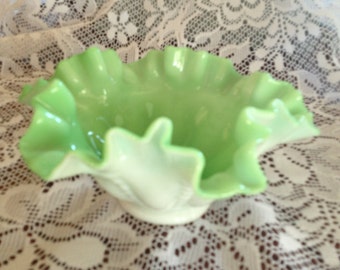 Fenton jadeite | Etsy