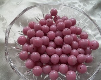 Unique rose pink beads related items | Etsy