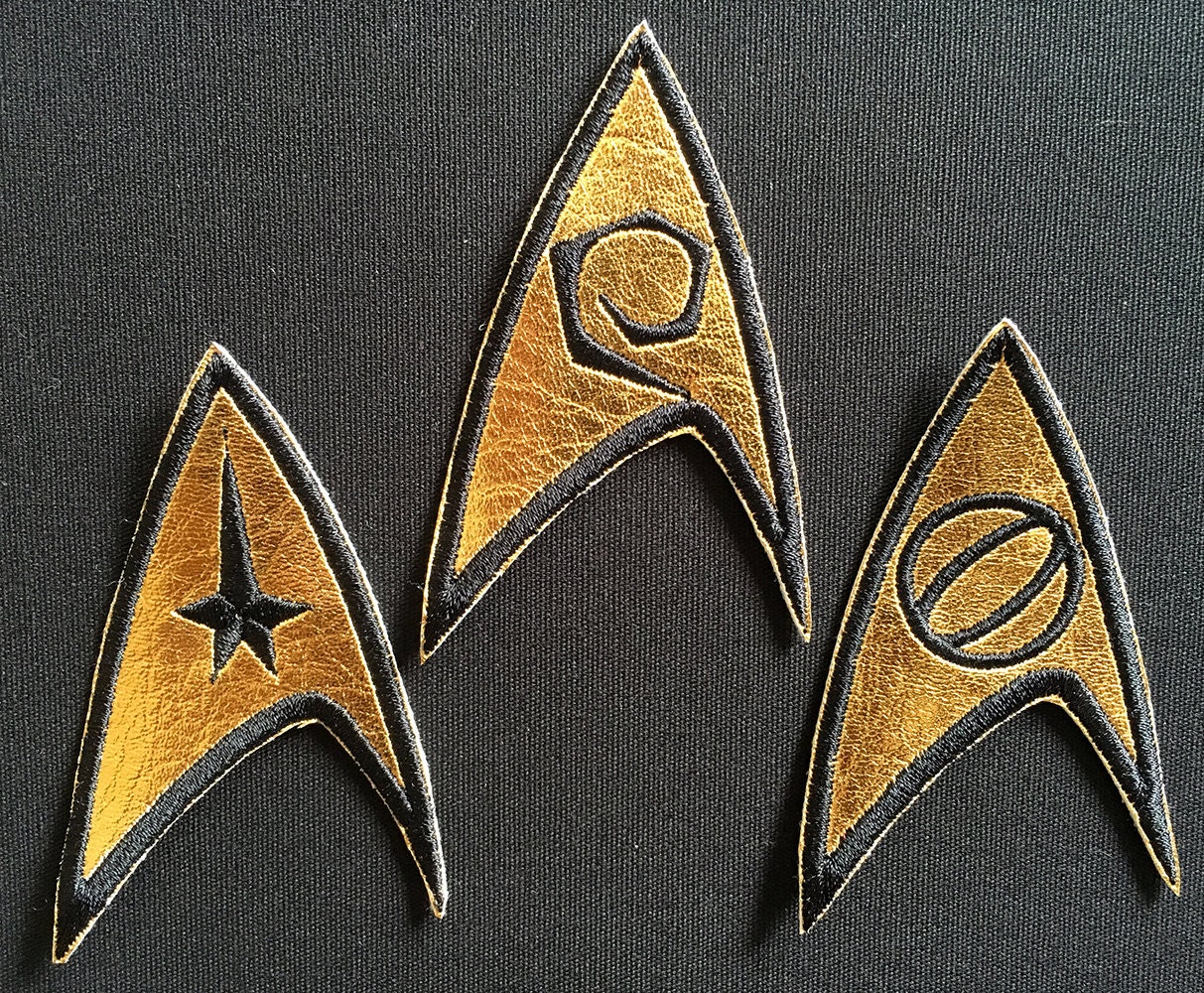 STAR TREK: TOS Enterprise Insignia Patches