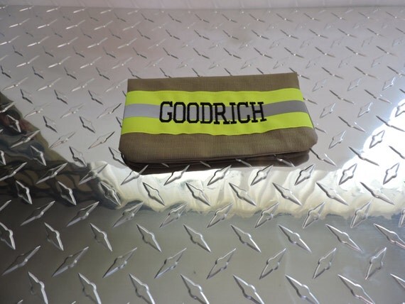 Personalized Firefighter checkbook cover with option to add