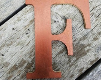 Copper letters | Etsy