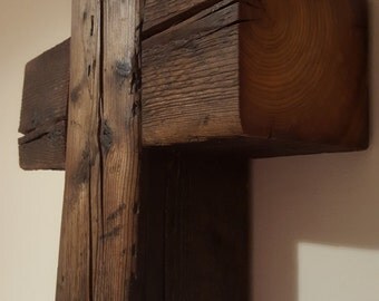 Rustic wall cross | Etsy