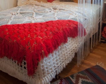 Macrame shawl | Etsy