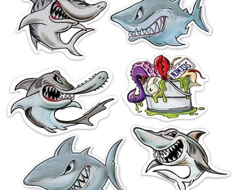 Shark decal | Etsy
