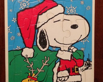 Unique snoopy puzzle related items | Etsy