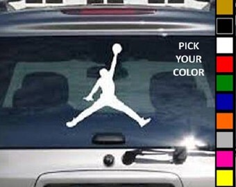 Unique jordan decal related items | Etsy