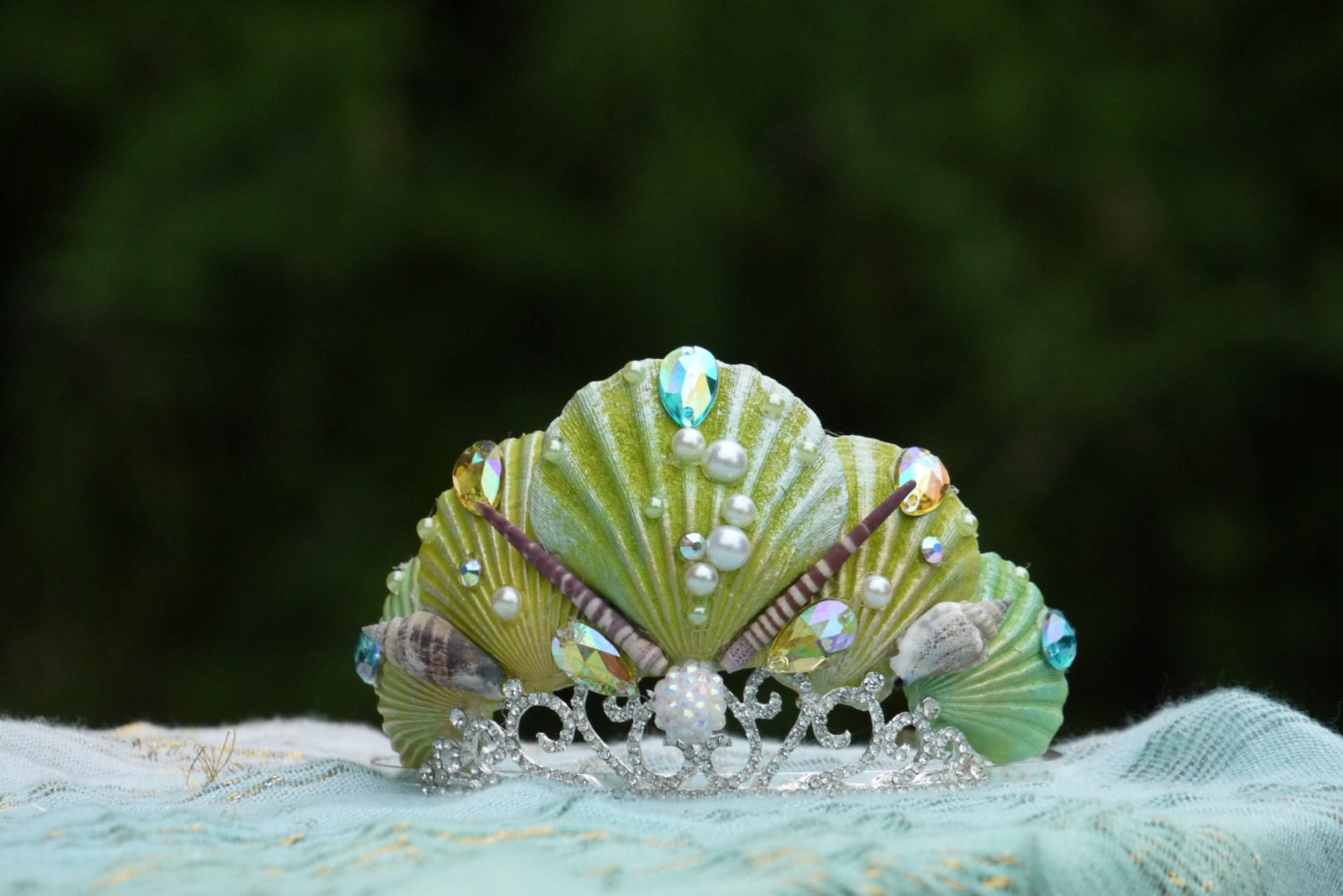 Seashell Sea queen crown mermaid tiaraseashell crown